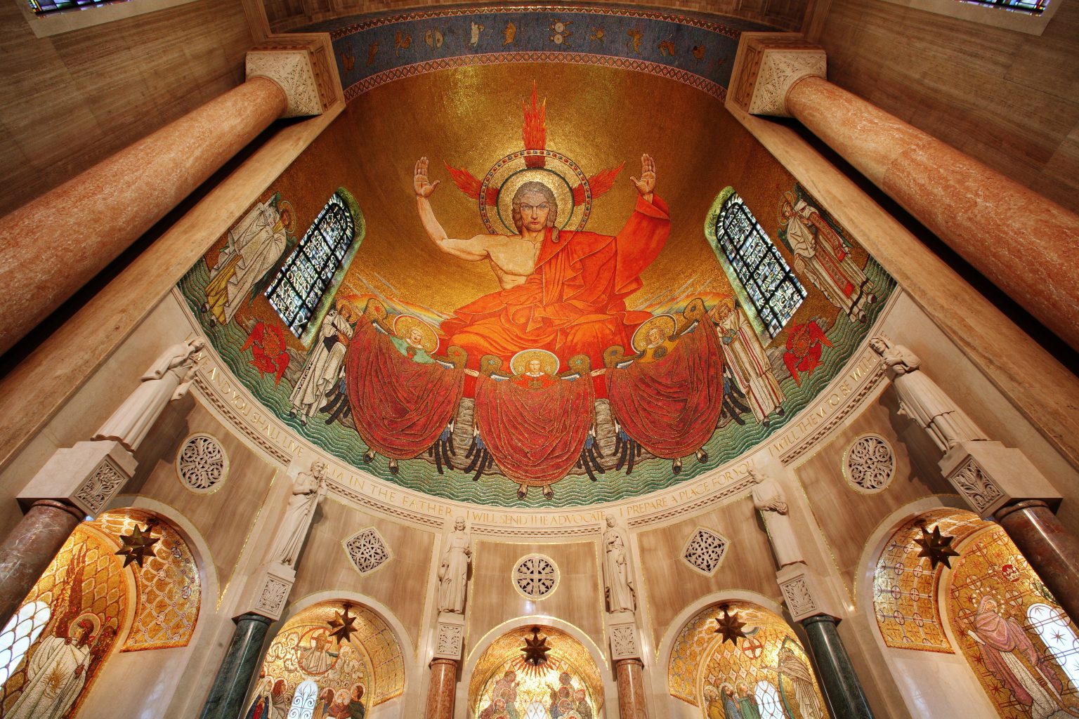 Basilica Insider: The Christ in Majesty Mosaic - National Shrine of the ...