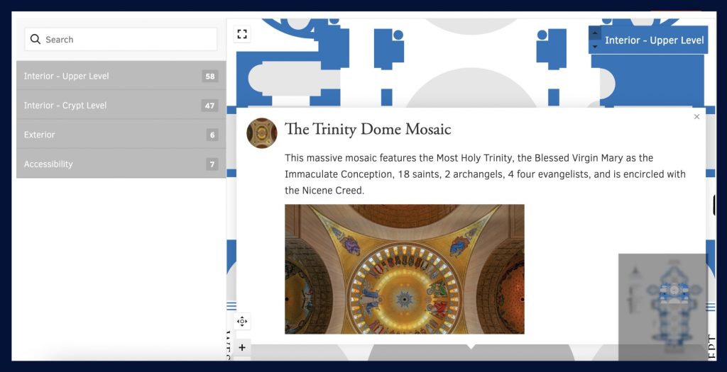 How to Navigate the Basilica’s Interactive Map - National Shrine of the ...