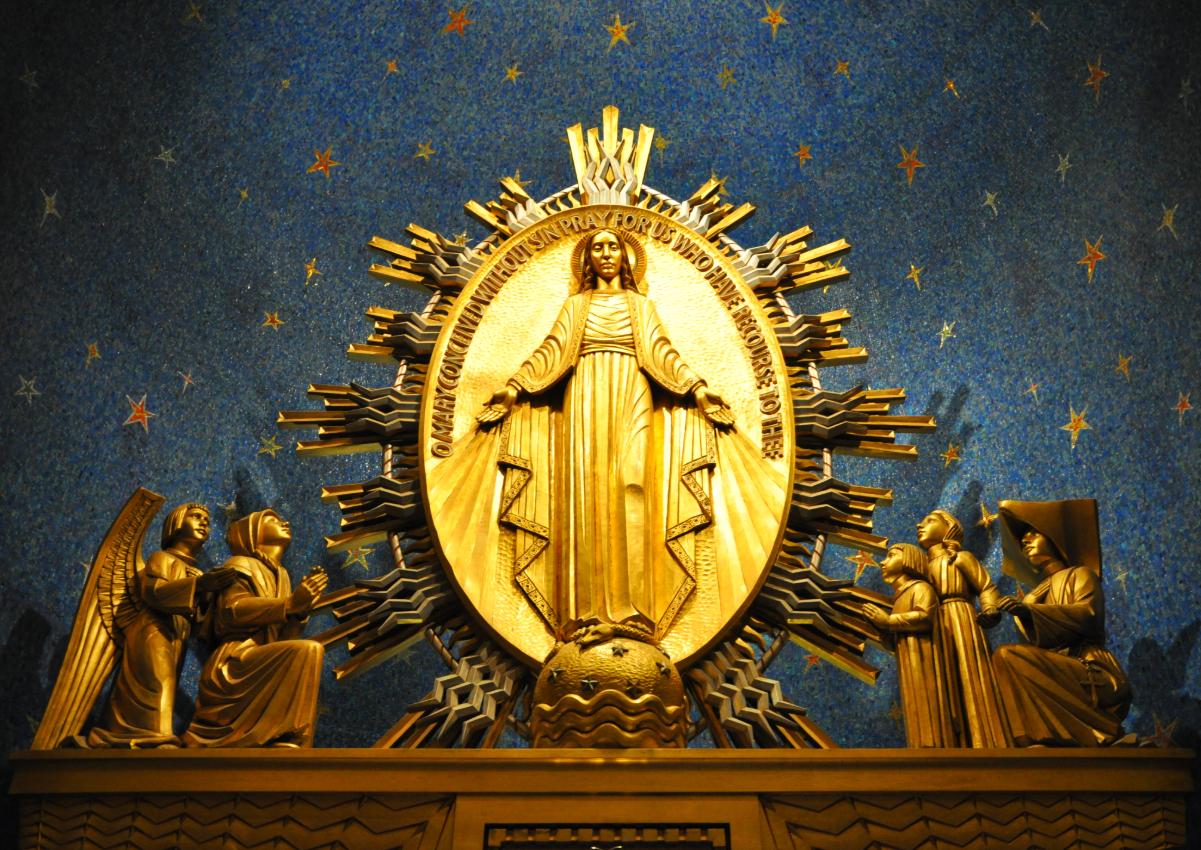 The Story Behind The Miraculous Medal National Shrine Of The Immaculate Conception