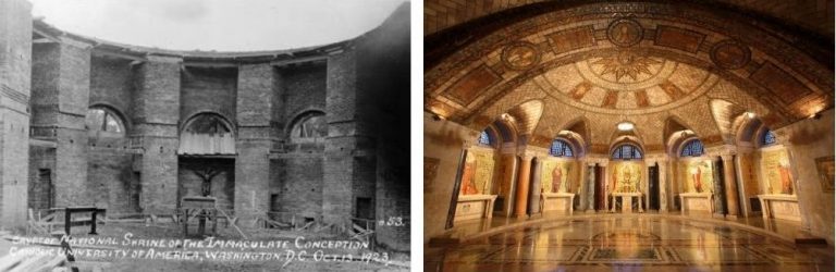 The National Shrine: Then and Now - National Shrine of the Immaculate ...